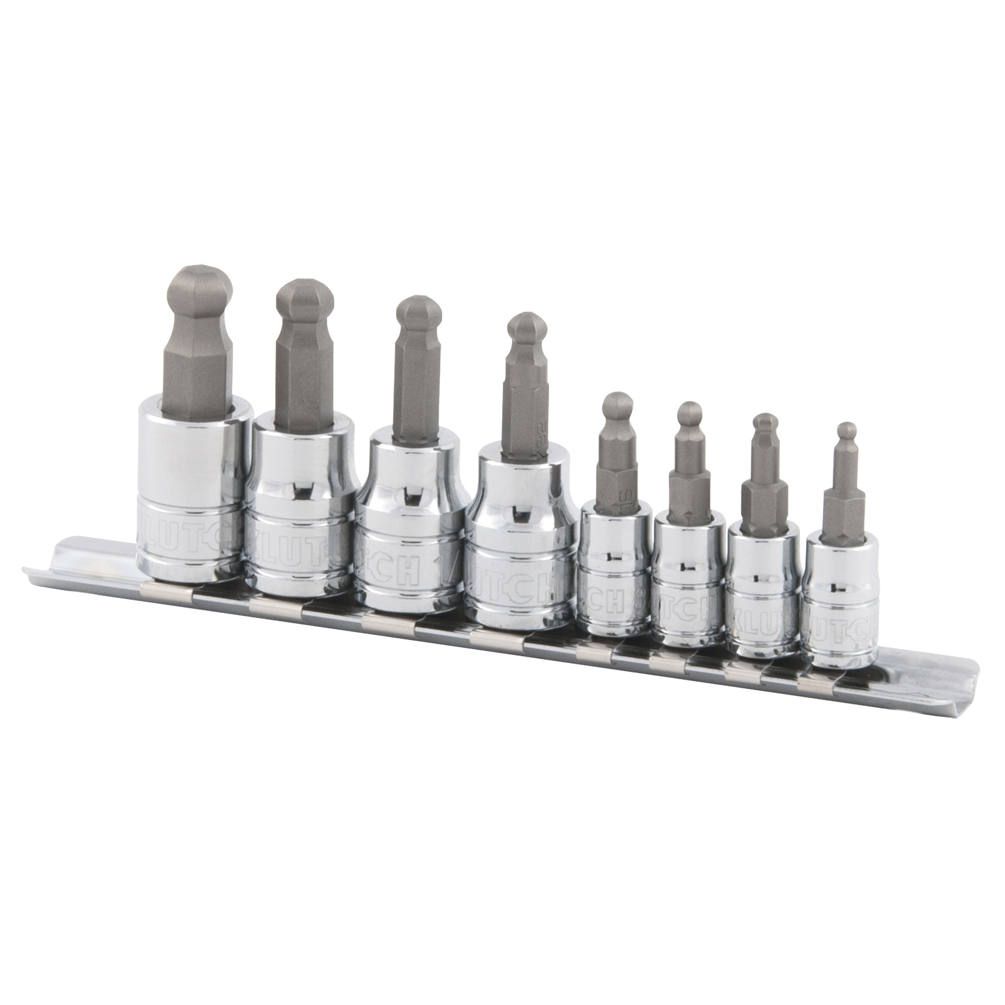 Klutch Ball End Hex Bit Set, 8-Pc., SAE | Northern Tool